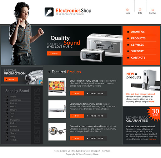 Oscommerce Templates - Skynet Technologies